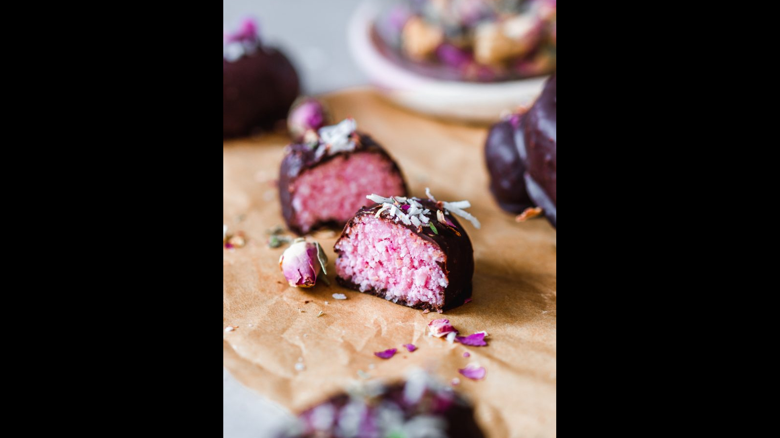 Rose Flavored Bounty Bars | Murielle Banackissa