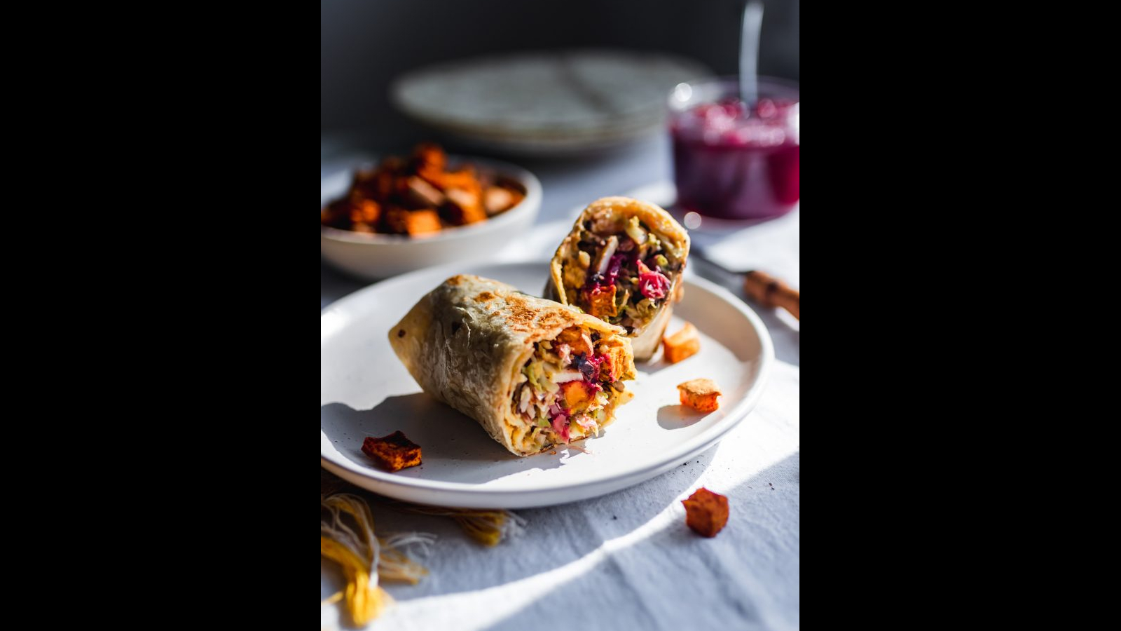 Fall Inspired Burrito Wrap | Murielle Banackissa